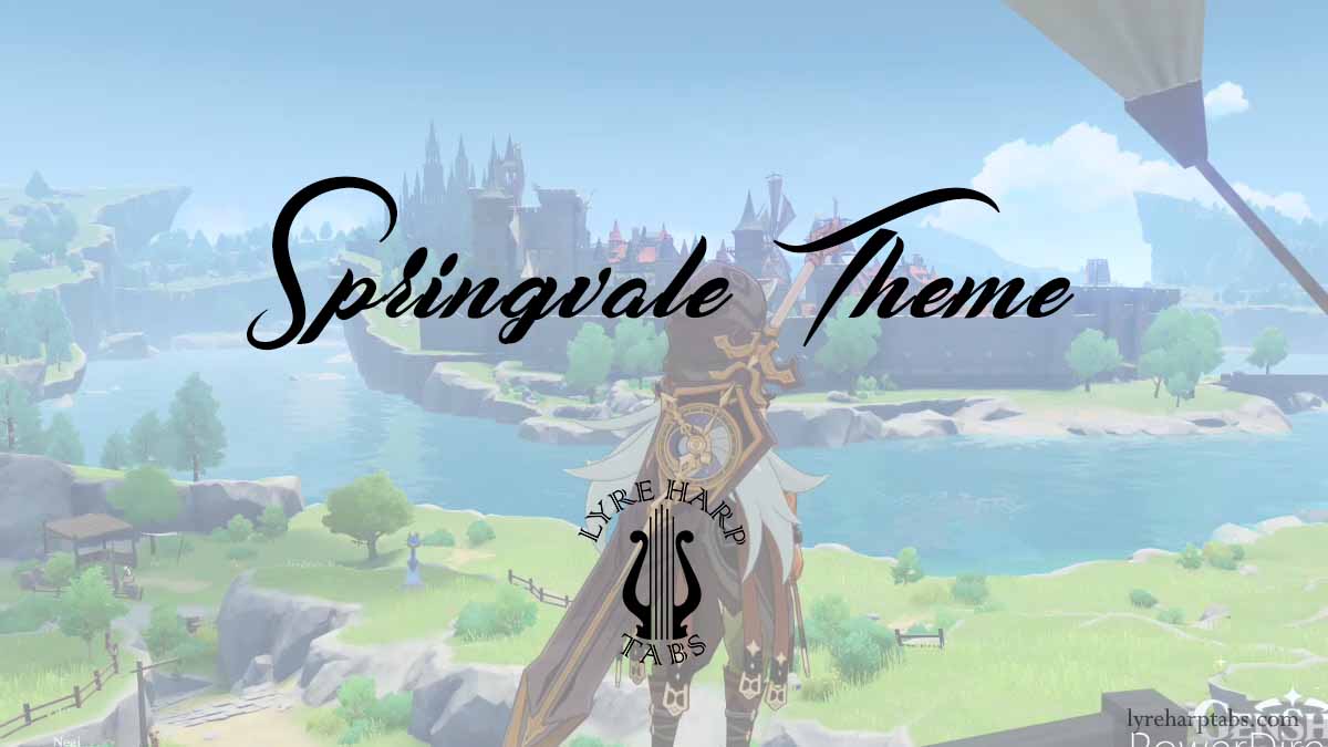 Springvale Theme - Yu-Peng Chen - Lyre Harp Tabs